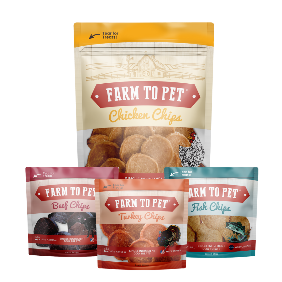 Chicken Chips for Dogs, Healthy Dog Treats – Farm To Pet