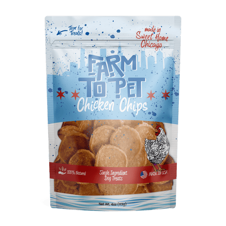 Chicken Chips for Dogs, Specialty Chicago Packaging – Farm To Pet