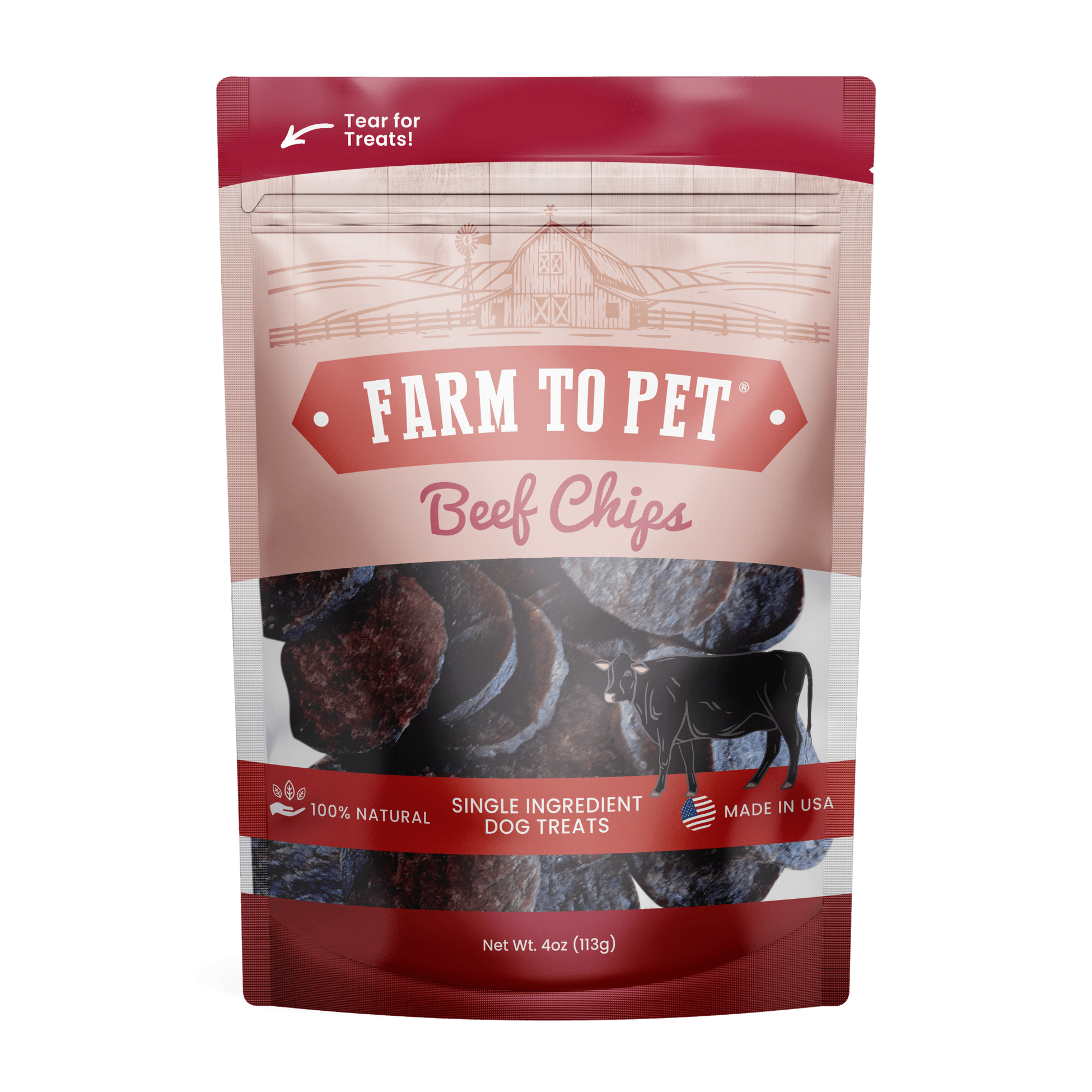 Chicken Chips for Dogs, Specialty Chicago Packaging – Farm To Pet