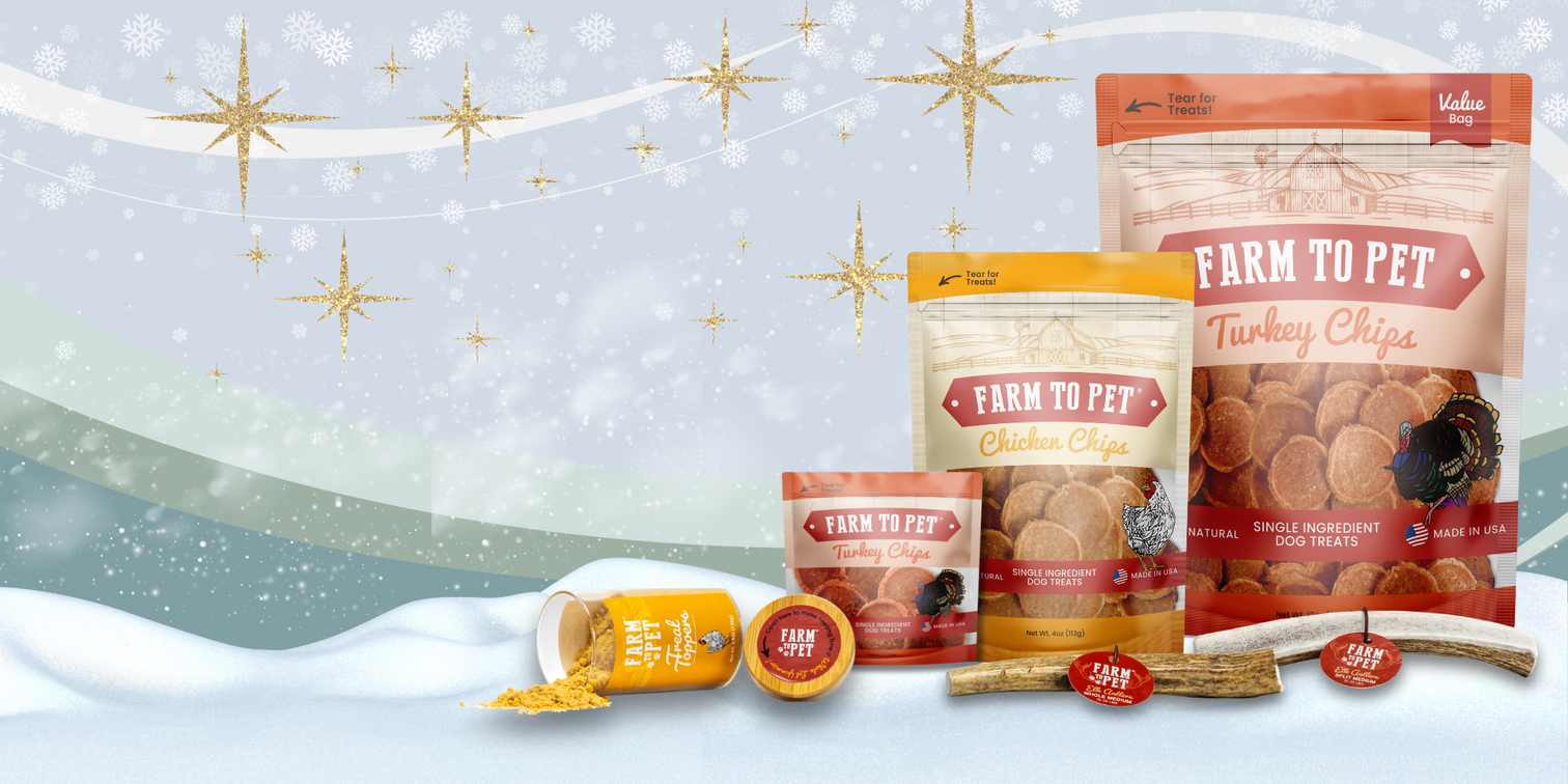Single Ingredient Healthy Dog Treats from Farm to Pet
