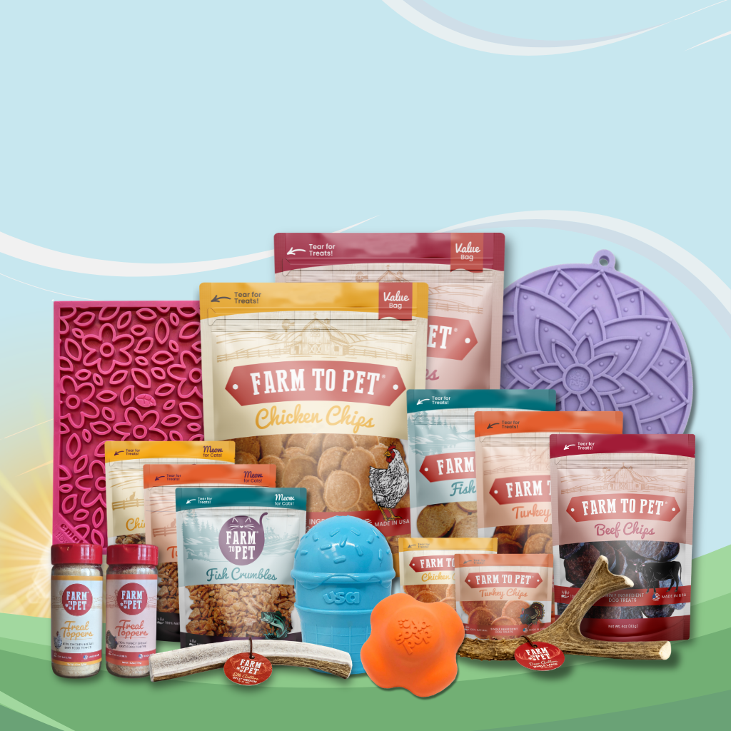 Healthy Dog Treats, Food Toppers, Cat Treats and Chews - Farm To Pet