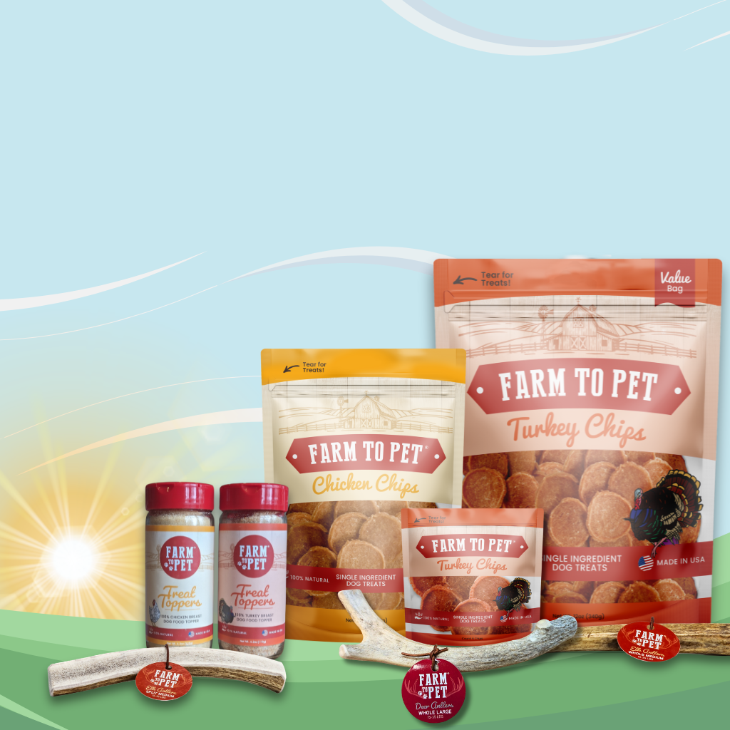 Healthy Cat & Dog Treats, Food Toppers and Chews - Farm To Pet
