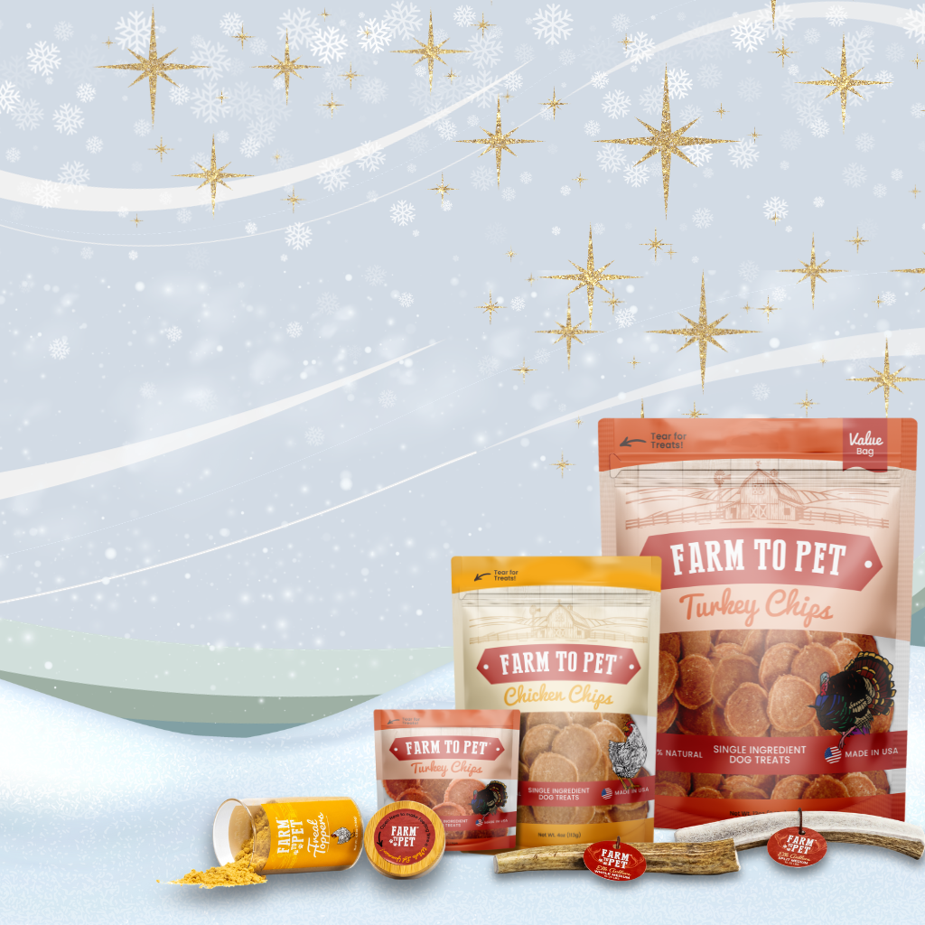 Single Ingredient Healthy Dog Treats from Farm to Pet
